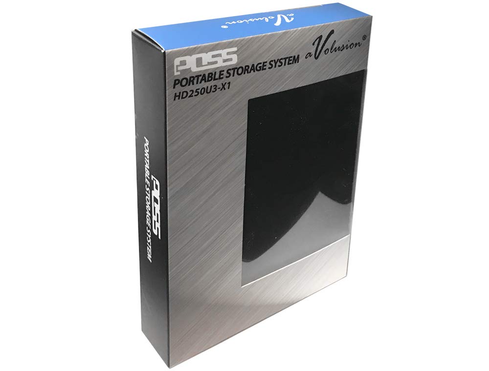 Avolusion 3TB USB 3.0 Portable External Gaming Hard Drive (for PS4, Pre-Formatted) HD250U3-X1-3TB-PS - 2 Year Warranty