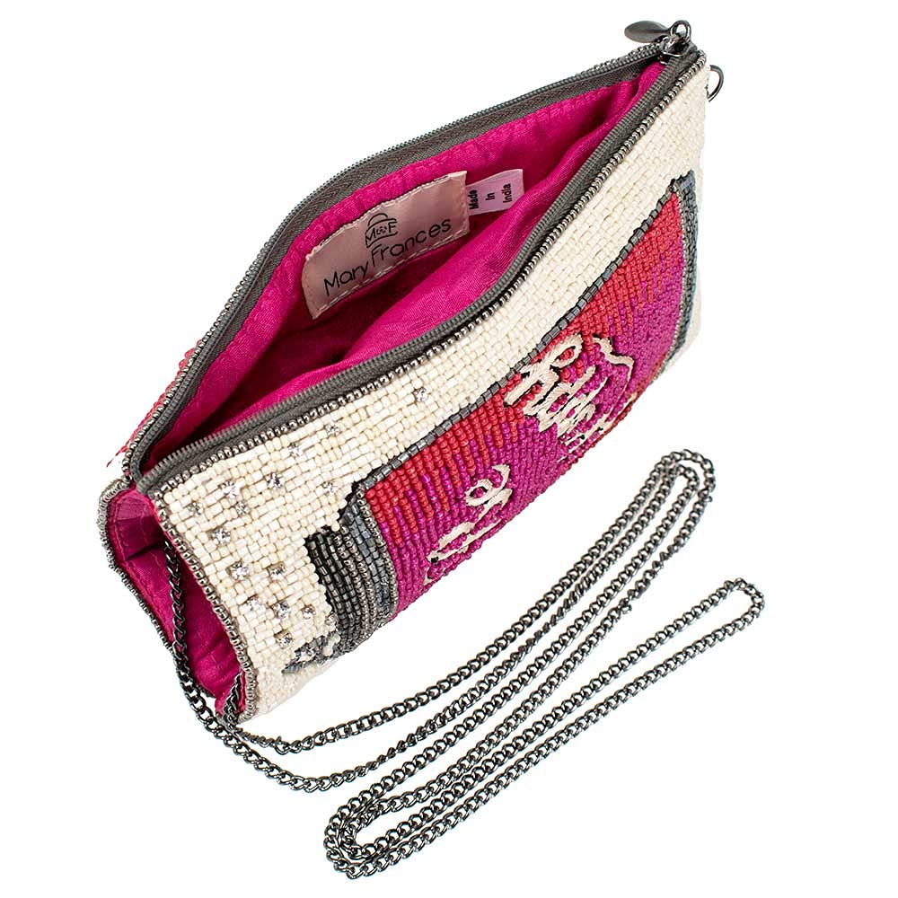 Mary Frances womens Be Happy Phone Bag Crossbody, Multi, One Size US