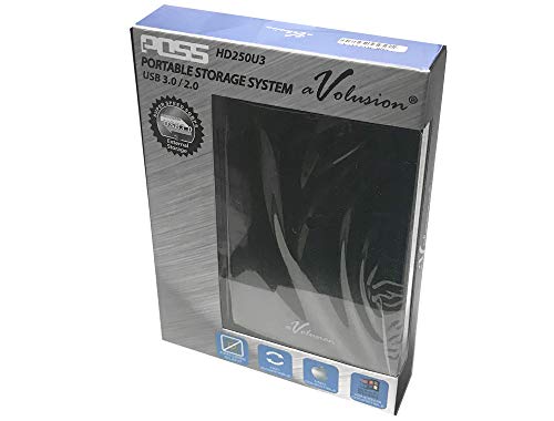 Avolusion HD250U3 2TB USB 3.0 Portable External Gaming Hard Drive (for Xbox One, Pre-Formatted) - 2 Year Warranty