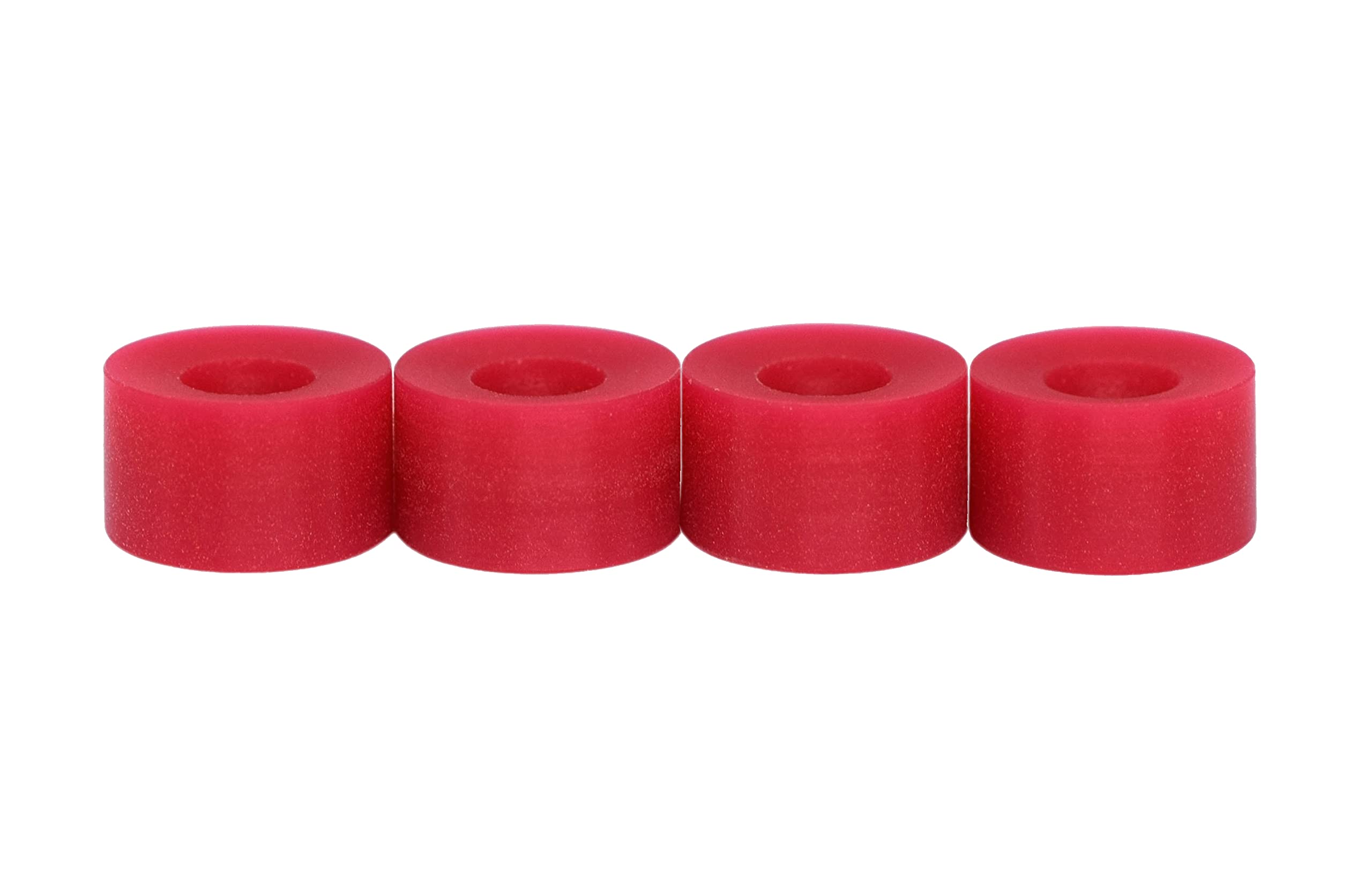 Teak Tuning Apex 71D Urethane Fingerboard Wheels - Cruiser Style, Bowl Shaped, 8.7mm Diameter - ABEC-9 Stealth Bearings - Made in The USA - Cherry Red Colorway