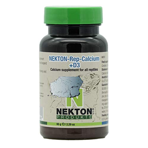 Nekton Rep-Calcium Plus D3 Reptile Supplement, 65gm