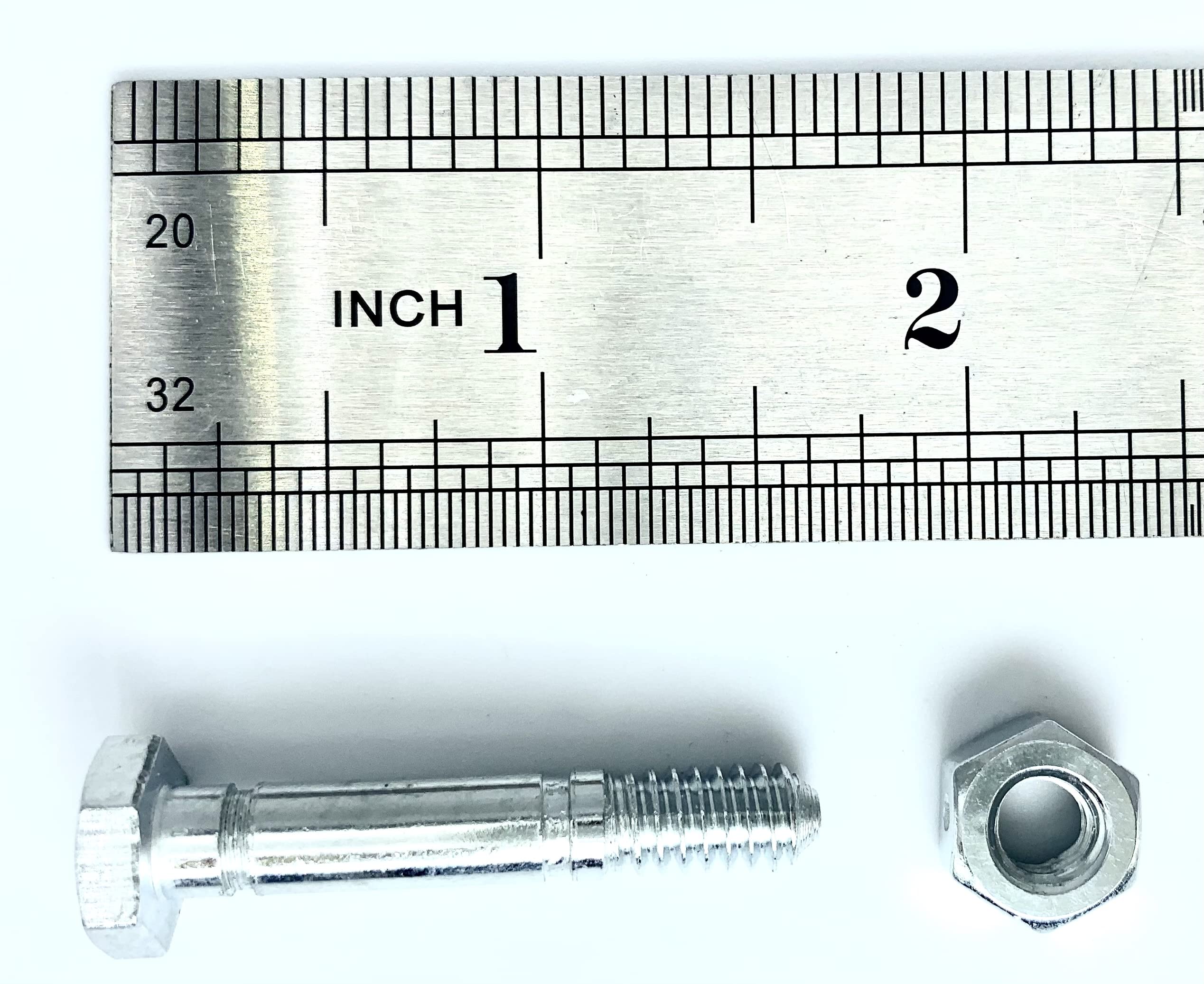 Bamkyait Replaces Shear Pins and Nuts for Ariens 532005 53200500 510016 51001600 Snow throwers(10 Pack)