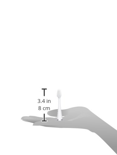 Supersmile Series II LS45 Replacement Brush Heads for Sonic Pulse Toothbrush - Patented 45° Soft Bristles Deliver Professional Teeth Cleaning - No Sensitivity (White, 2 Count)