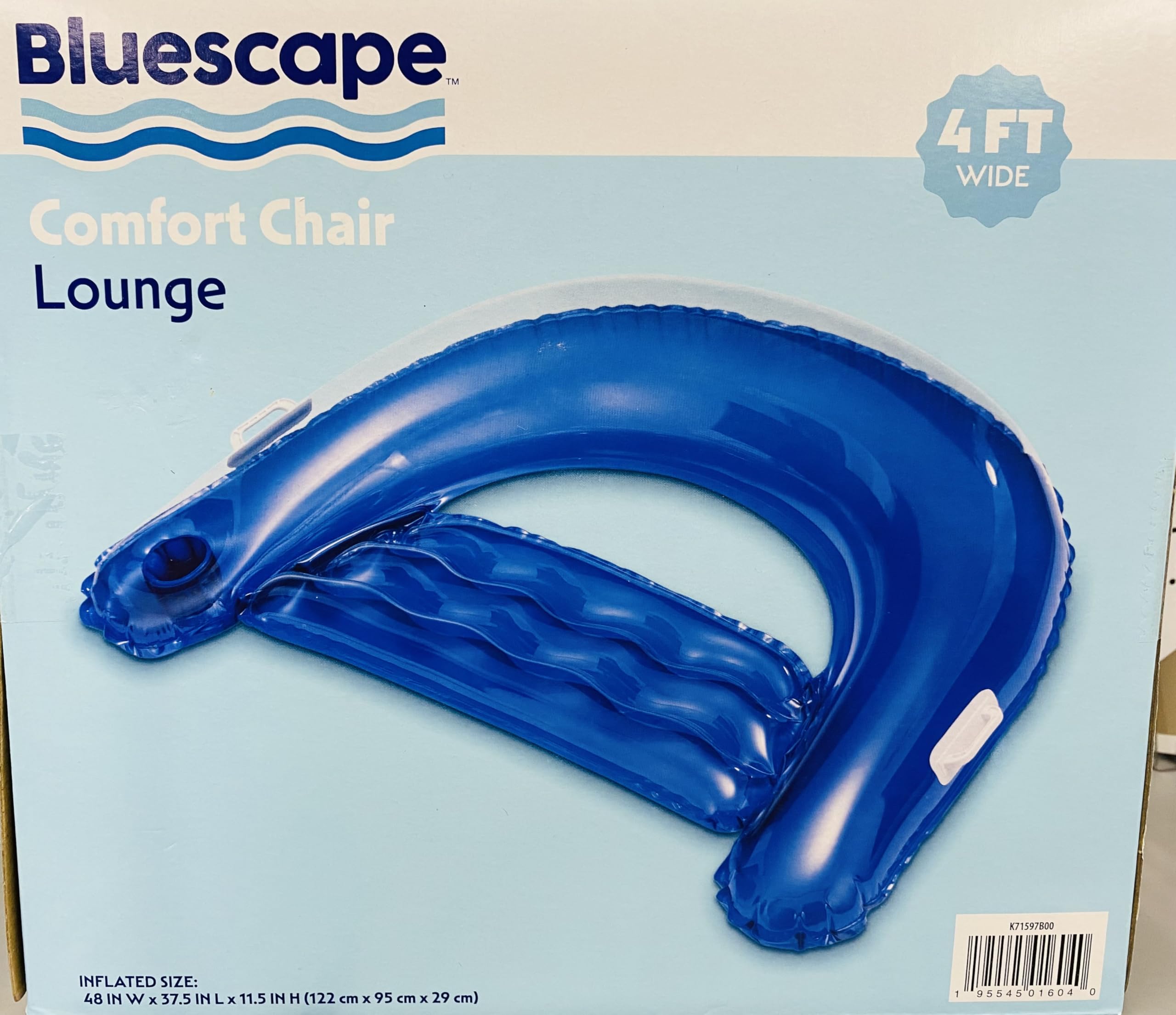 Bluescape Comfort Chair Louge (48W x 37.5 L x 11.5 H) 4ft Wide