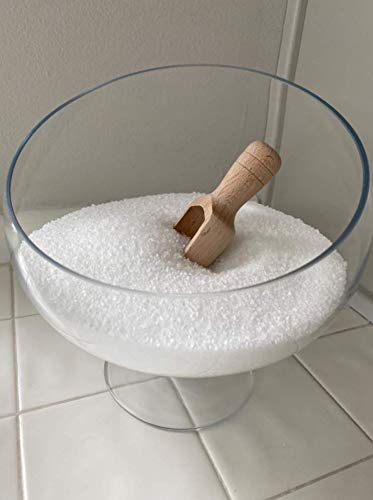 BICB Wooden Scoop (5.5 Inches) Natural Beech Wood Scoop for Flour, Bath Salt, Sugar, Cereal, Coffee and More - Multipurpose Wooden Spoon