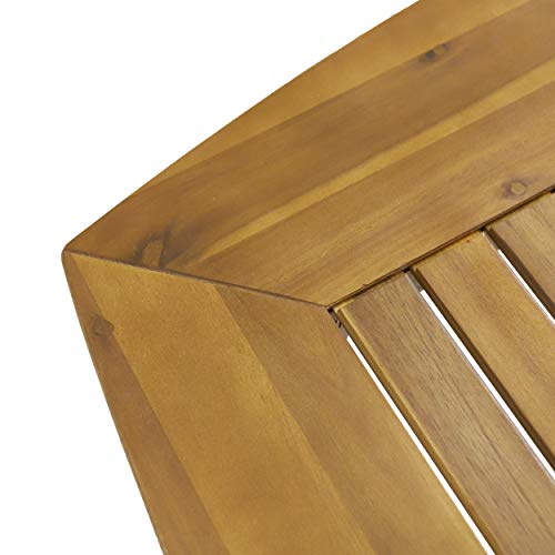 Christopher Knight Home Gwendolyn Outdoor Rustic Acacia Wood Dining Table, Teak