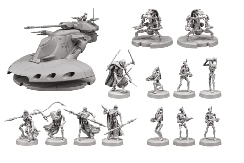 Atomic Mass Games, Star Wars: Legion - Separatist Conqueror, Battle Troop Starter Set, Tabletop, 2 Players, Ages 14+, 120-180 Minutes, German