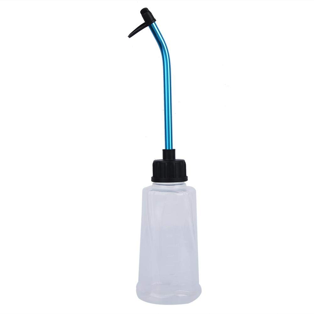 Fuel Filler Bottle, 250ML Universal RC Car Accessory Nitro Engine Fuel Filler Bottle with Aluminum Alloy Bottle Straw for RC Model Car White Fuel Bottle