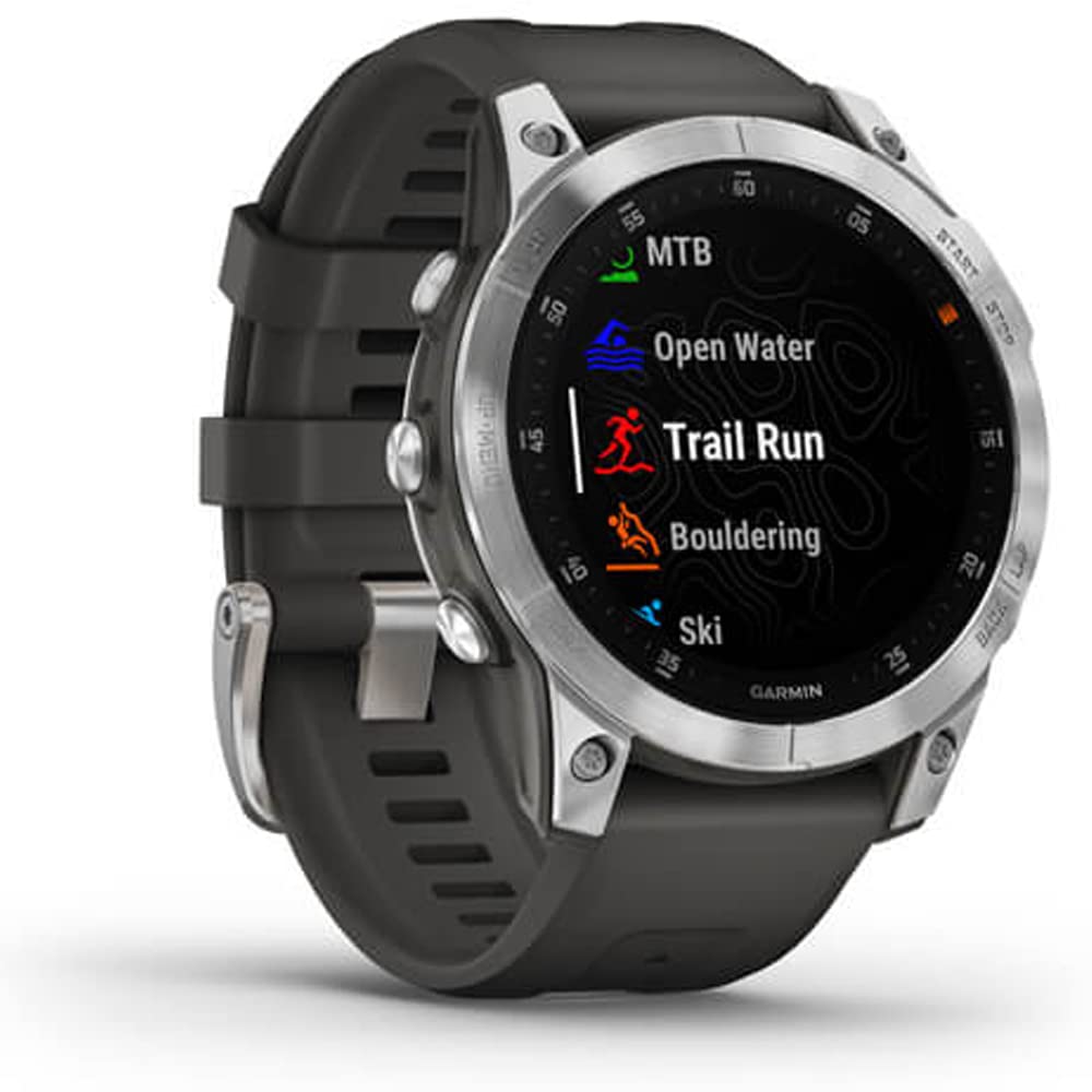 Garmin 010-02582-00 epix Gen 2 Premium Active Smartwatch Slate Steel Bundle with 2 YR CPS Enhanced Protection Pack