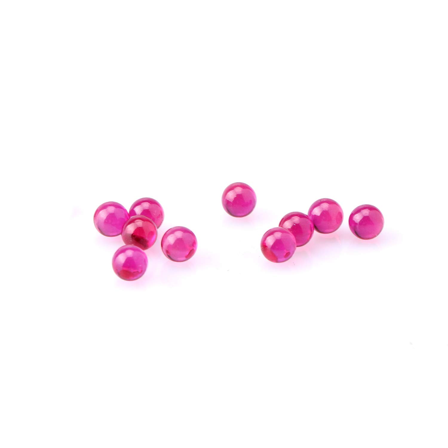 BERACKY 4mm OD Ruby Pearls Balls Insert (10 Pack)