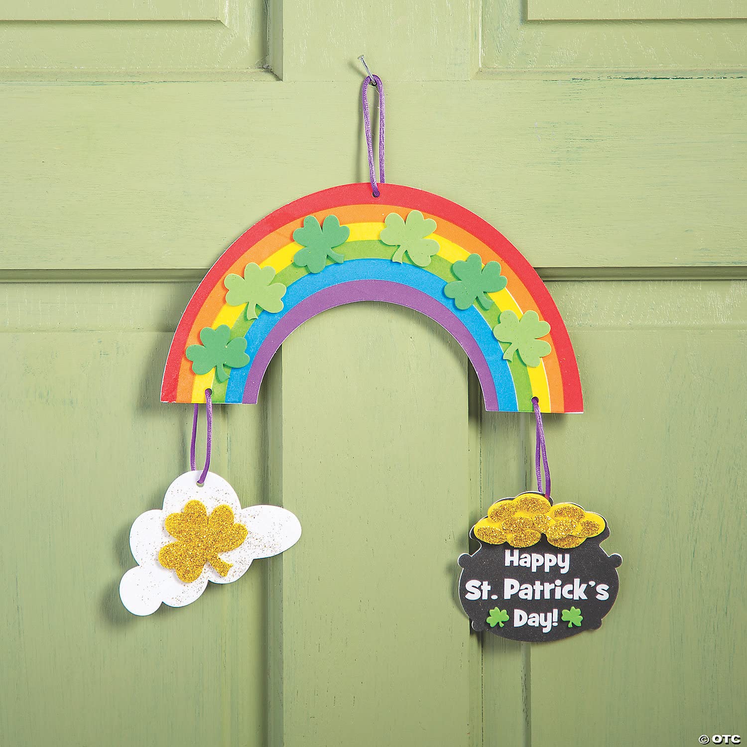 Fun Express St Patrick's Day Mobile Craft Kit - Makes 12 - DIY Crafts for Kids