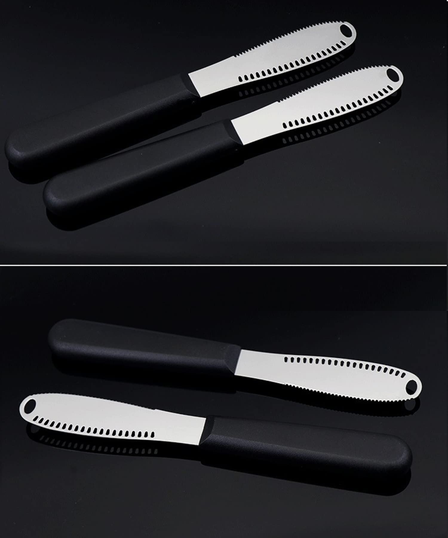 Butter Slicers Easy Spread Butter Knife Spreader Knives with Holes Butter Knives & Picks for Cold Butter Stainless-Steel Butterknife Flatware Table Dinner Knifes for Dessert Steak