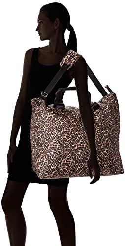 Baggallini womens Extra-large Extra Large Carryall Tote, Wild Cheetah, Brown US