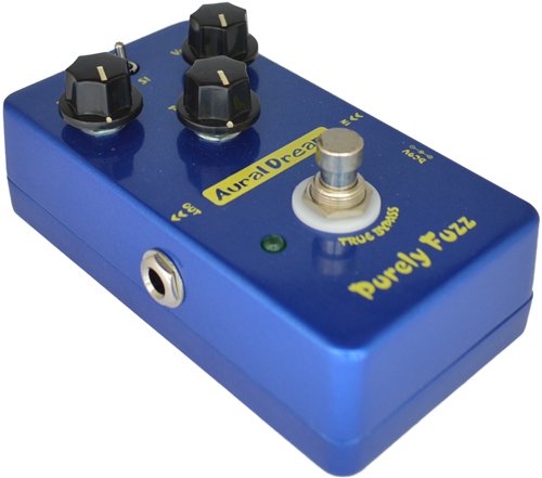 Aural Dream Purely Fuzz Guitar effect pedal includes Classic 60s' and 70s' Fuzz tone for 2 modes Fuzz,True Bypass