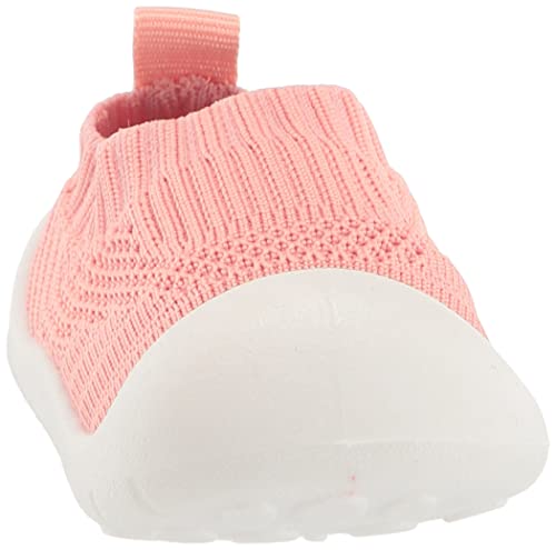 Gerber Unisex Baby Baby Toddler Boy and Girl Stretchy Knit Slip-On Sneaker Pink 6-9 Months