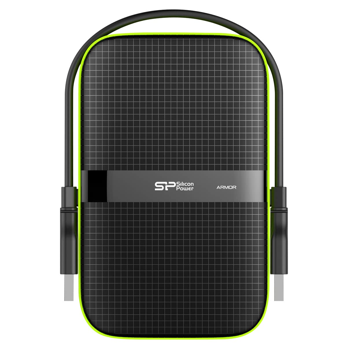 Silicon Power Black 1TB Rugged Portable External Hard Drive Armor A60, Shockproof USB 3.0 for PC, Mac, Xbox and PS4, Black