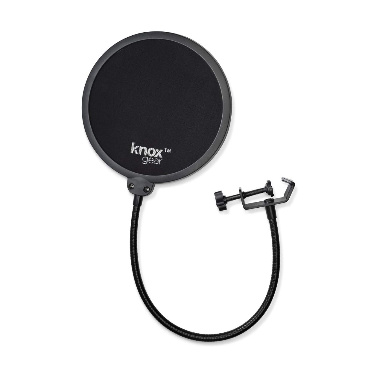 Audio-Technica AT2020USB+ USB Microphone Bundled with Knox Gear USB Hub, Boom Arm, Shock Mount and Pop Filter (5 Items)