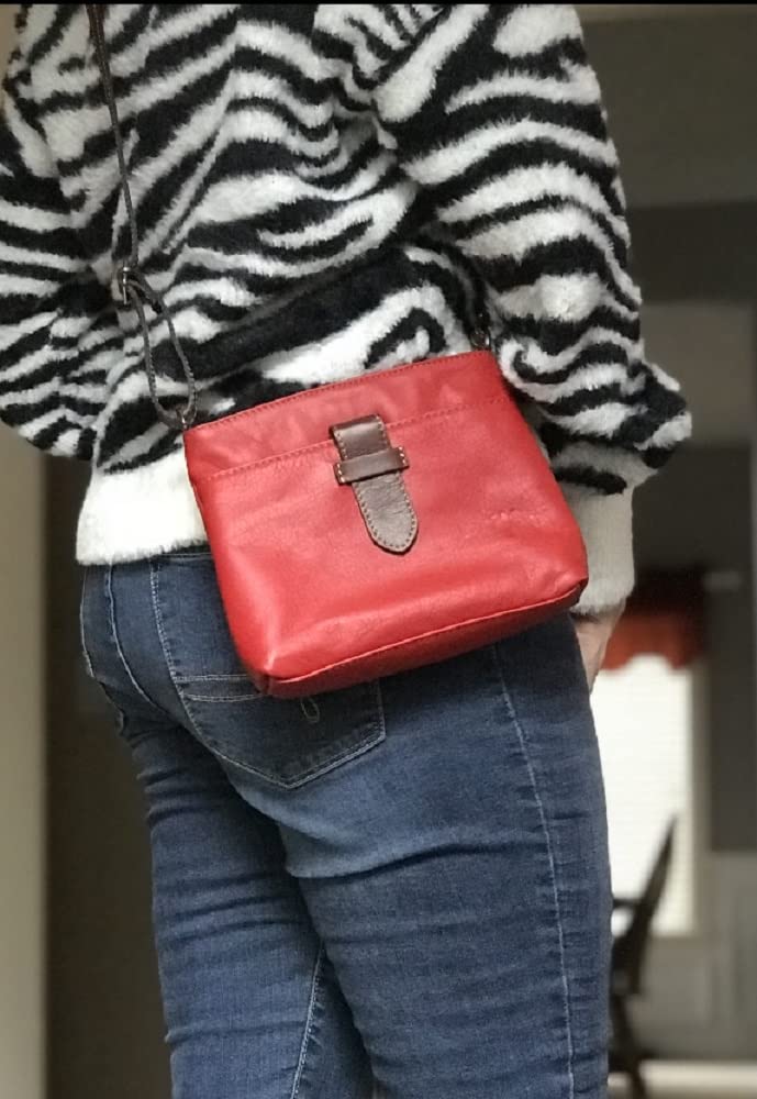 LaGaksta Lilly Mini Crossbody Bag (Red Brown)