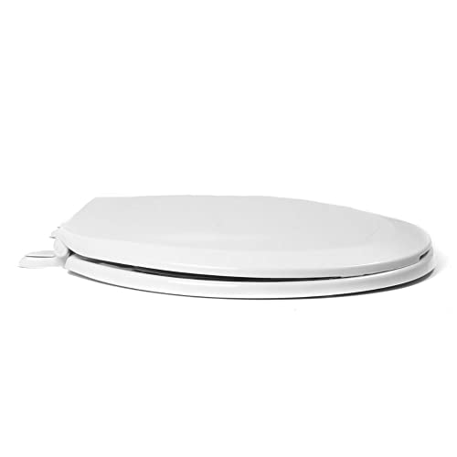 Centoco 1200-001 Round Plastic Toilet Seat, Standard Economy Model, Light Weight Residential, White