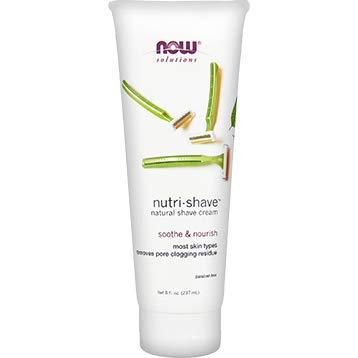 Now Foods Nutri-Shave Natural Shave Cream - 8 fl. oz. 4 Pack