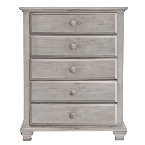 Oxford Baby Kenilworth 5 Drawer Chest Stone Wash