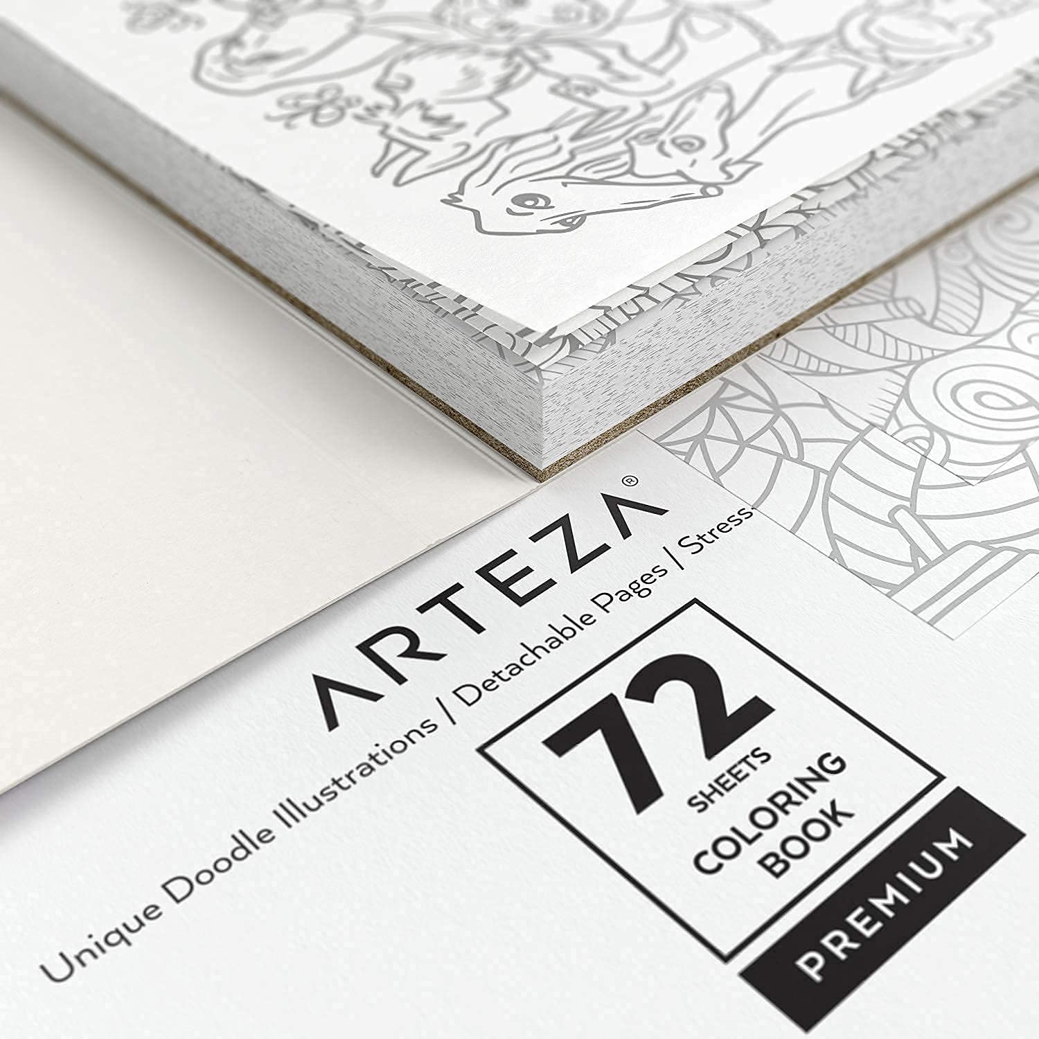 ARTEZA Alcohol Based Sketch Markers and Coloring Book Bundle for Artists & Beginners