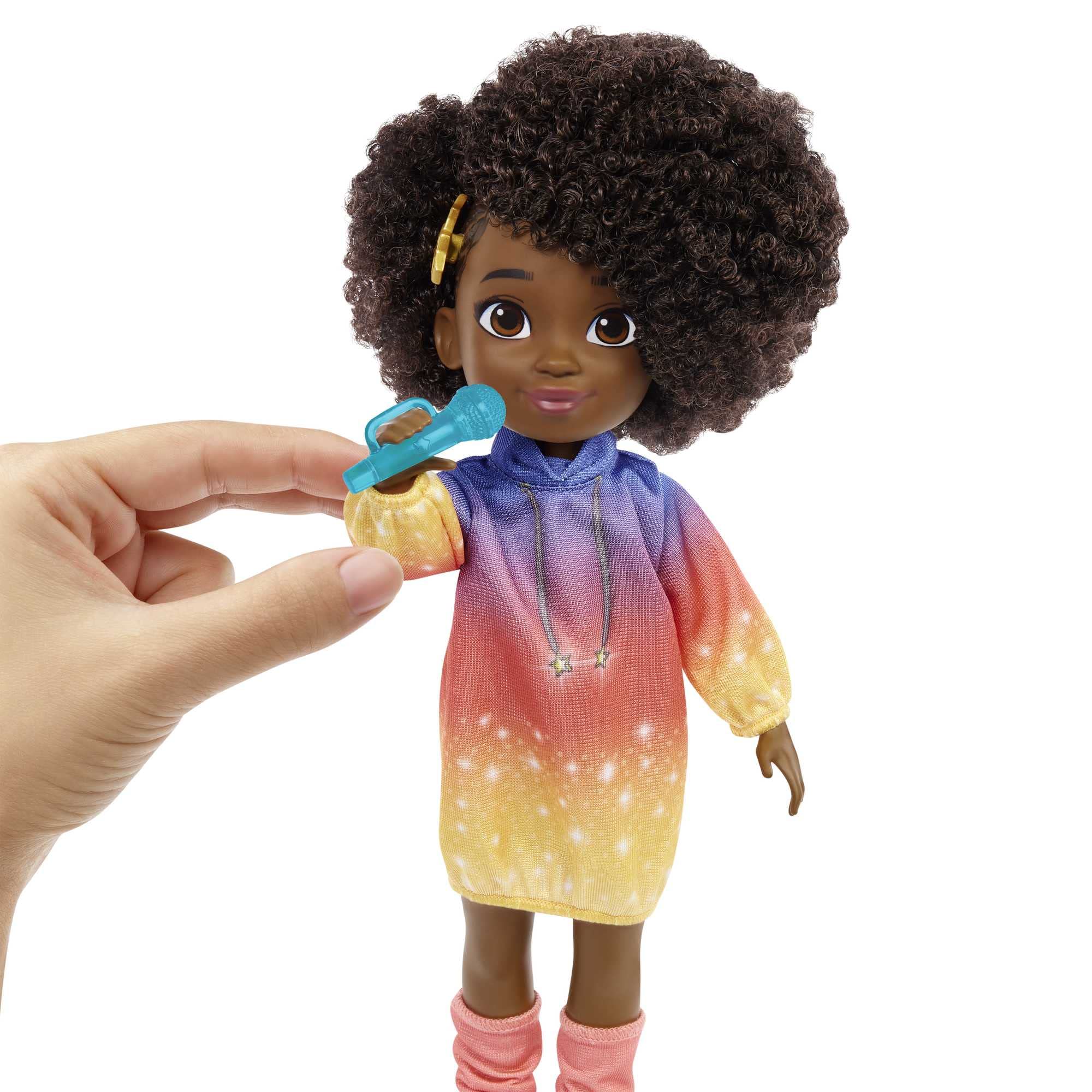 Mattel Karma’s World Singing Doll Set with Accessories & Collectible Record, Sings 2 Songs