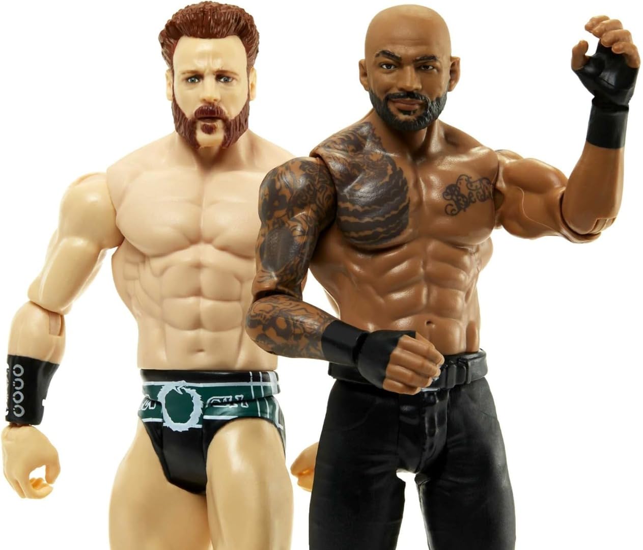 Mattel Sheamus vs Ricochet Championship Showdown 2-Pack 6-inch Action Figures Monday Night RAW Battle Pack for Ages 6 Years Old & Up
