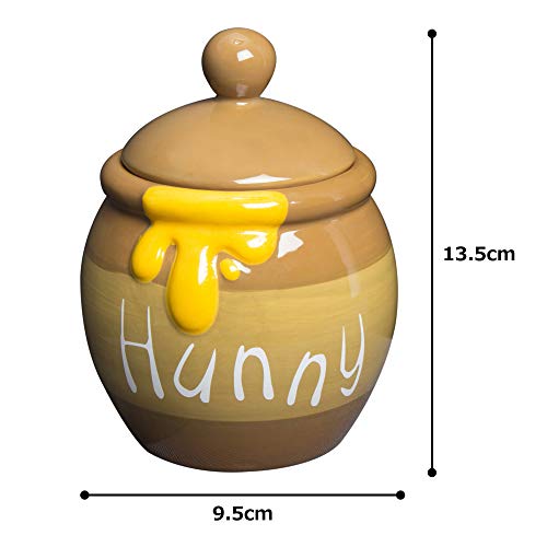 Disney SAN2883 Winnie the Pooh Honey Pot Canister Storage Container, Candy Container, Height 5.3 inches (13.5 cm), Winnie the Pooh Goods, Miscellaneous Goods, Interior, Tableware