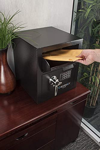 Barska AX11932 Standard Keypad Security Depository Drop Safe 0.72 Cubic Ft,Black