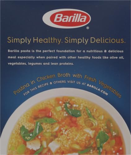 Barilla Pastina Pasta, 12 oz. Box - Non-GMO Pasta Made with Durum Wheat Semolina - Kosher Certified Pasta