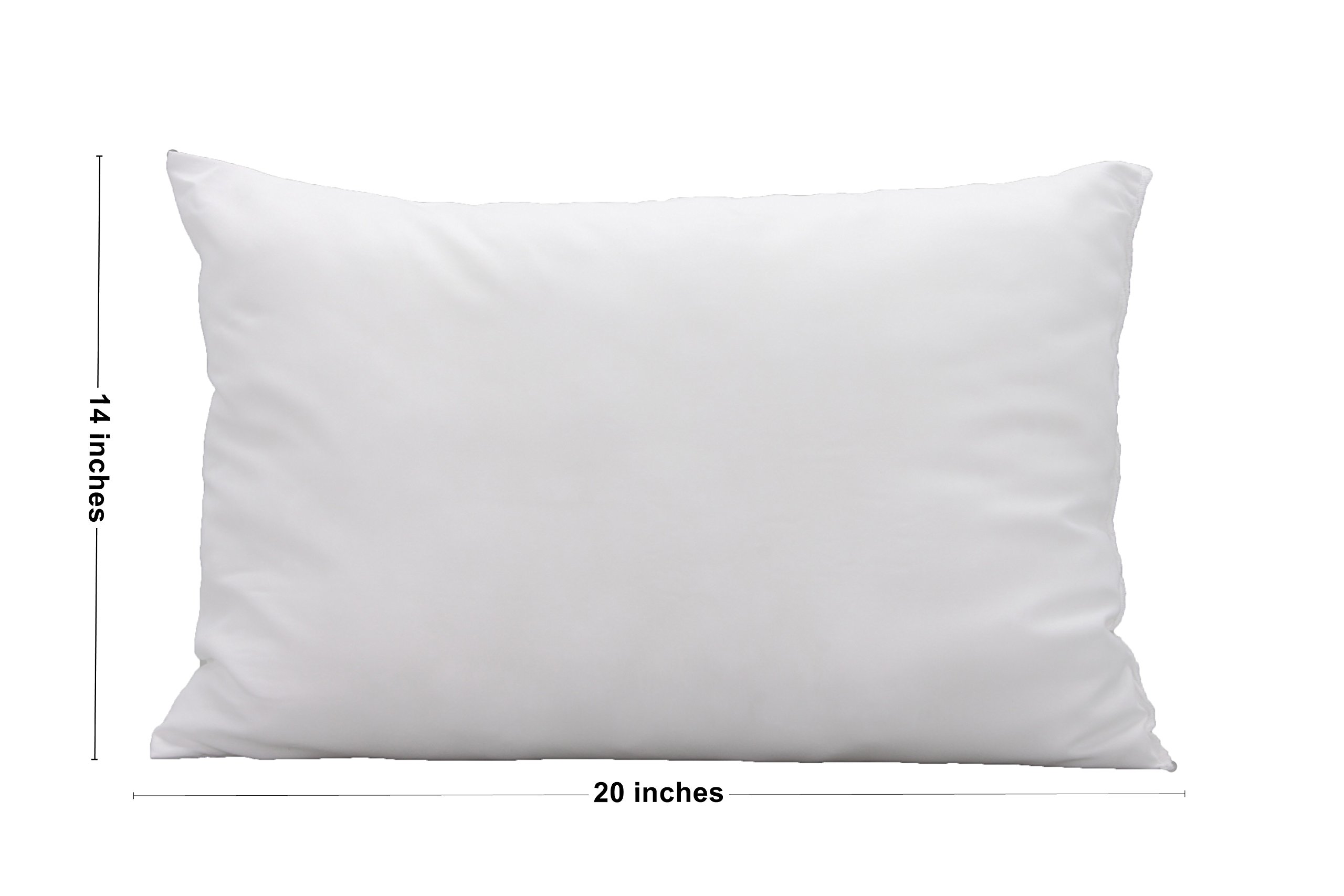 Pal Fabric Premium Washable Made in USA Toddler Pillow Insert (14x20)