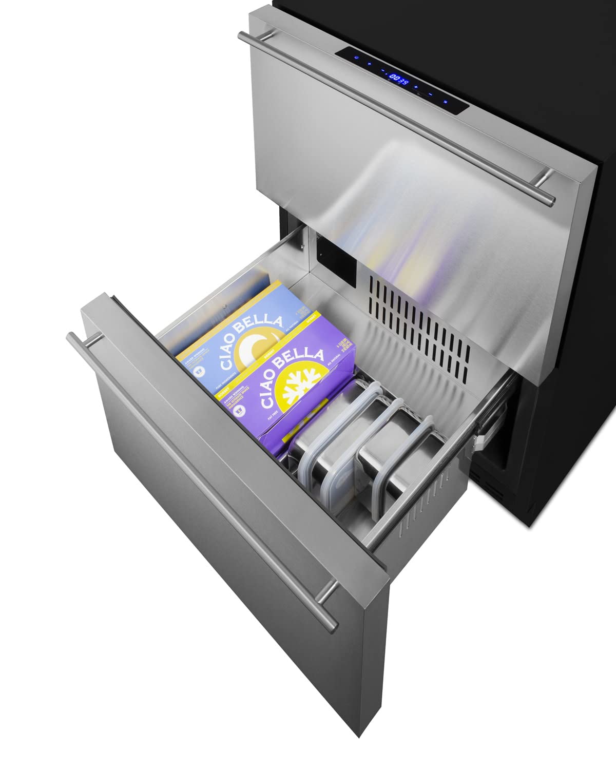 Summit ADRF244 ADRF244 24 Inch Wide 3.32 Cu. Ft. Refrigerator Drawers with Freezer and ADA Design