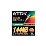 TDK 3.5 - Inch 1.44 MB High Density IBM PC Formatted Floppy Disks; 5 Disks