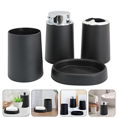 Beaupretty 1set Bathroom Set Lotion Bottle The Handy Hotel Bathroom Accessories Home Bathroom Accessories Tumbler Rinsing Cup Soap Lotion Bathroom Washing Accessory Toothbrush Cup