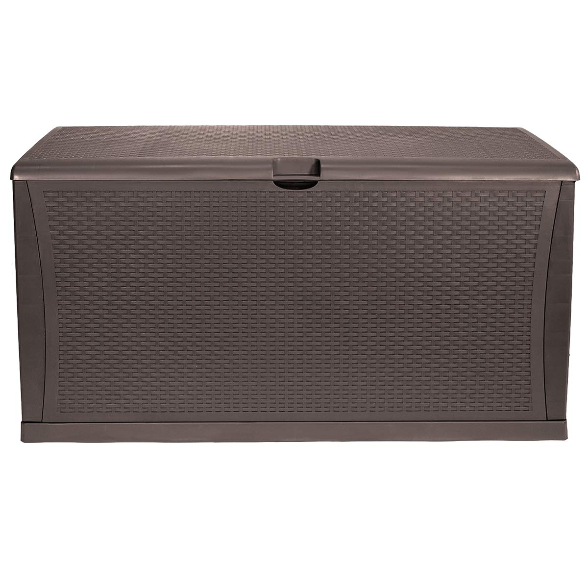 Barton Deck Box 120 Gallon Outdoor Patio Storage Bench Shed Cabinet Container Furniture Pools Yard Tools Porch Backyard
