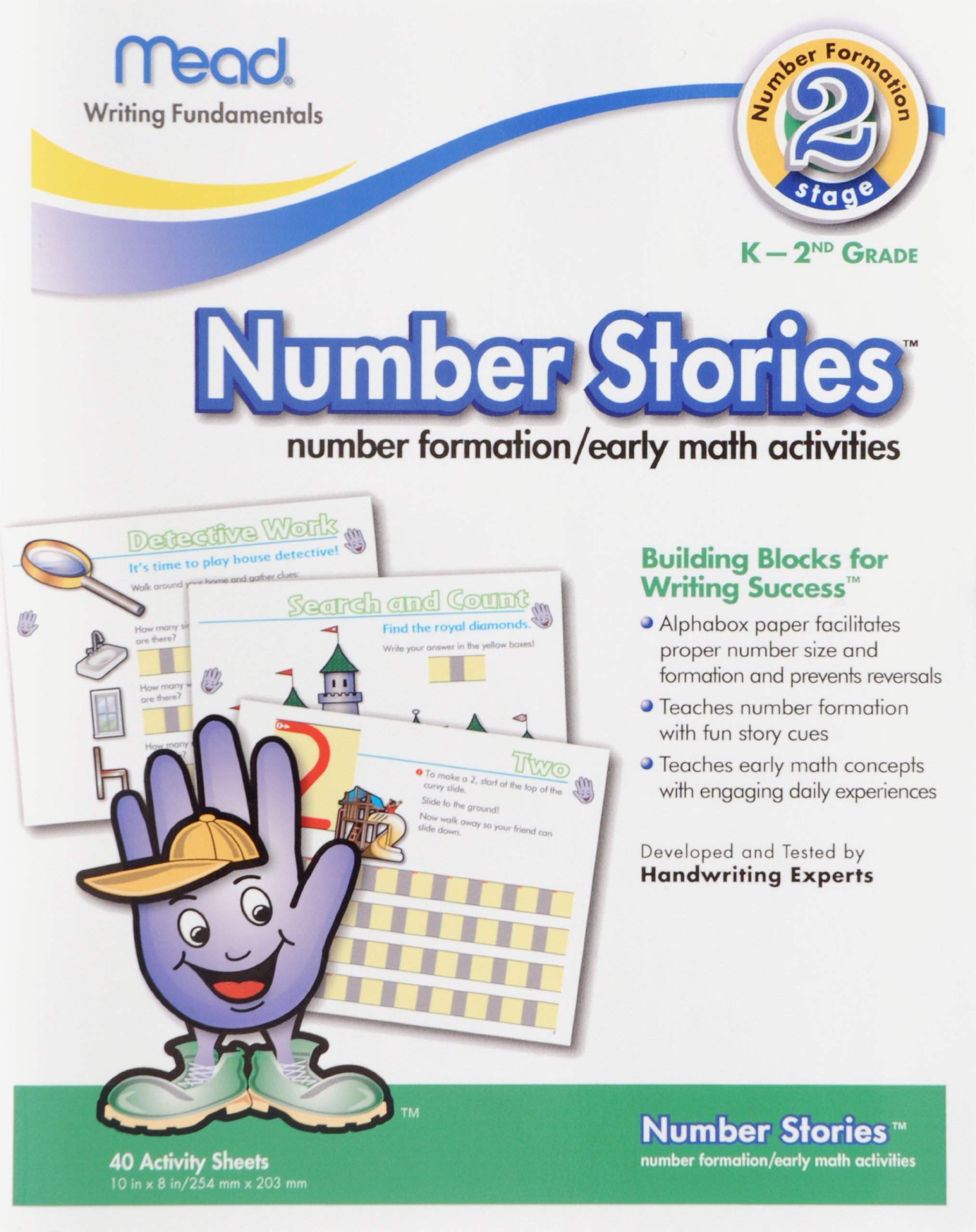 Number Stories WorkBook, Stage Two, 10 x 8 Inches, 40 Count (48022)