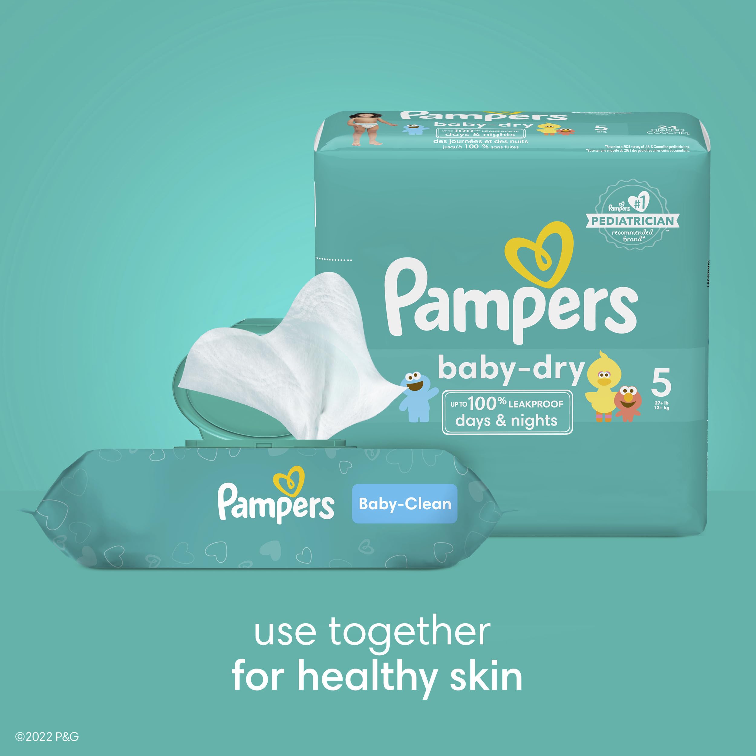 Pampers Diapers - Baby Dry - Size 6, 21 Count, Absorbent Disposable Infant Diaper