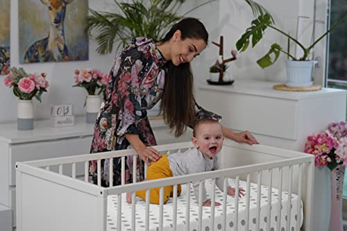 Pack n Play Sheets – Premium Pack and Play Sheets 4 Pack – 100% Super Soft Jersey Knit Cotton Playard Mattress Sheets – Portable Playpen Fitted Play Yard Mini Crib Sheet For Boy & Girl (24 x 38 x 5)