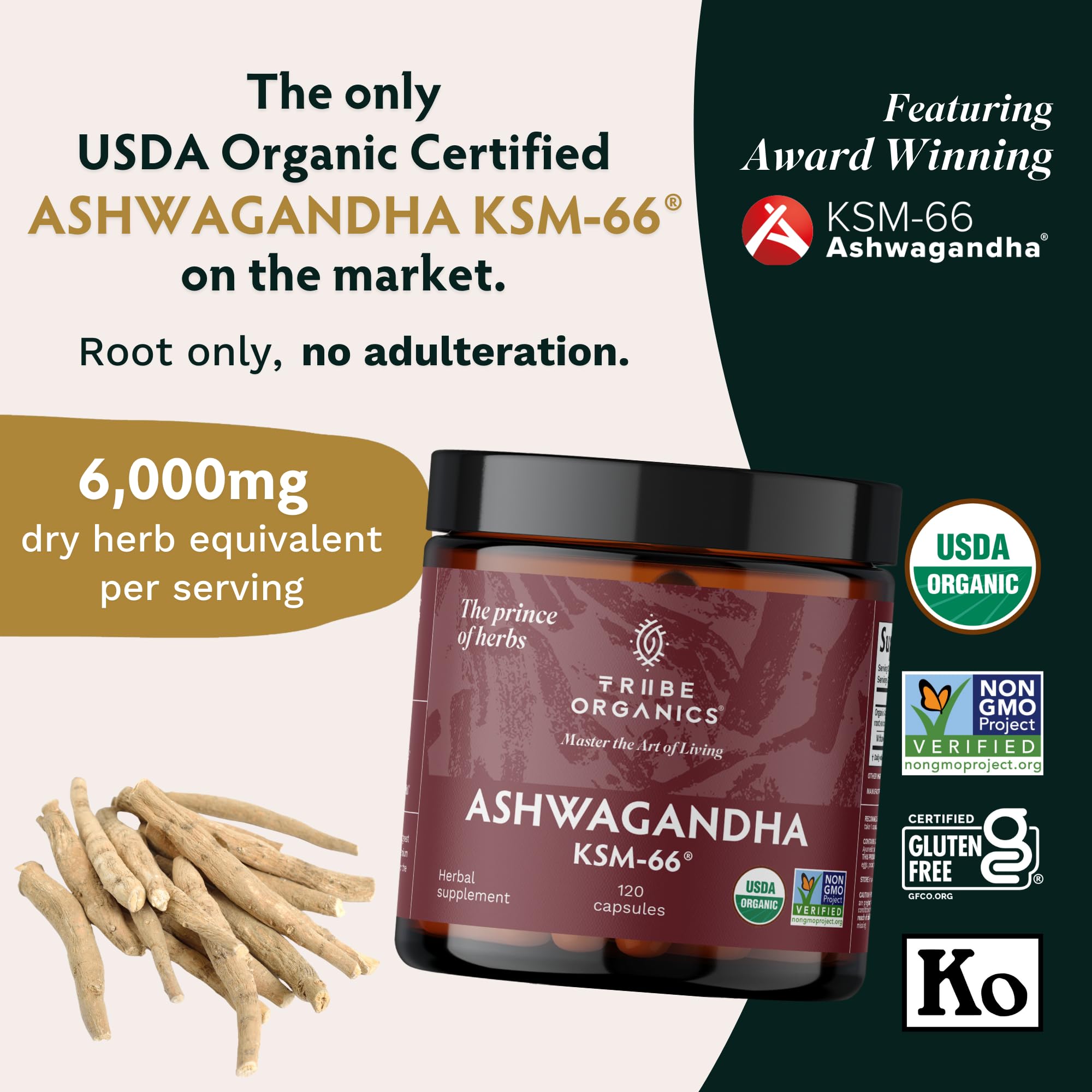 Balance Duo - KSM-66 Ashwagandha 120ct + Turmeric Curcumin C3 Complex 120ct