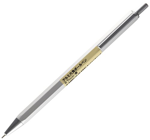 Moma Muji Aluminum Ballpoint Pen 0.7mm Oily Ink Black