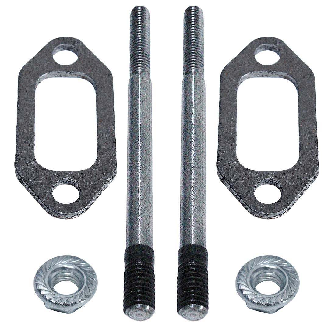 AUMEL Muffler Stud Nut Bolt Kit for Husqvarna 61 266 66 162 Chainsaw 501686501 503222302 5Mx6M.