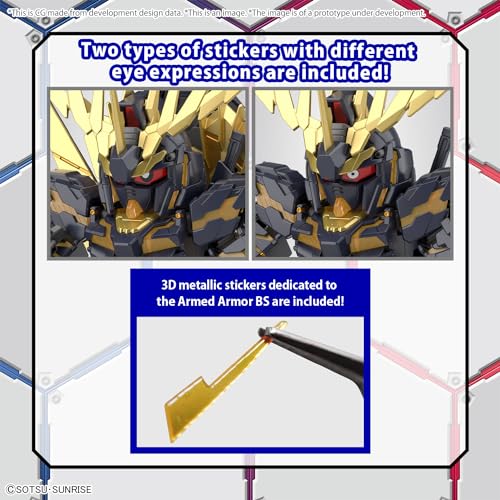 Bandai Hobby - Gundam UC - #19 Unicorn Gundam 02 Banshee (Destroy Mode) & Banshee Norn Parts Set, Bandai Spirits SDCS Model Kit