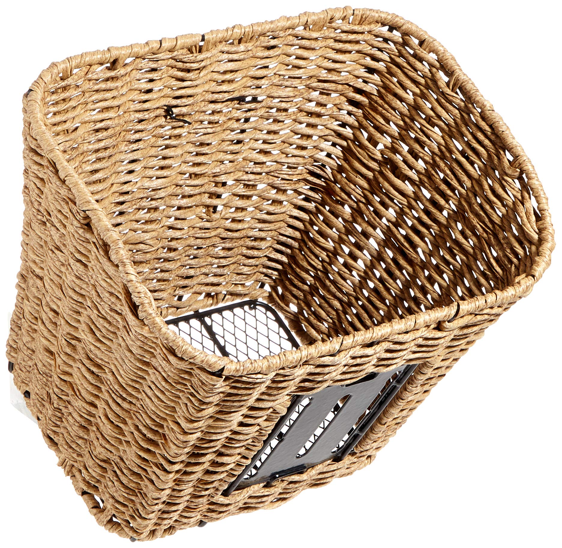 Basil Unisex - Adult Bremen Rattan Look Fm Bicycle Basket, Seagrass, 26 cm x 35 cm x 27 cm