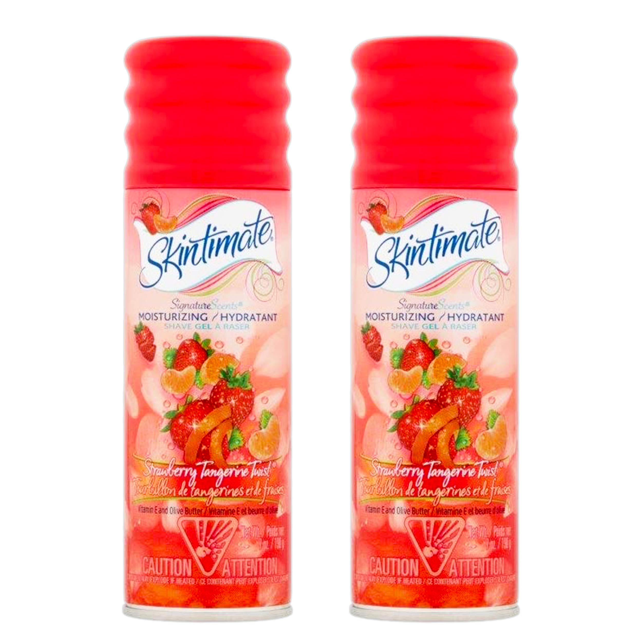 Skintimate Signature Scents Moisturizing Shave Gel, Strawberry Tangerine Twist - 7 oz - 2 pk