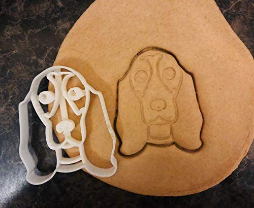 Basset Hound Cookie Cutter and Dog Treat Cutter - Face - 3 inch