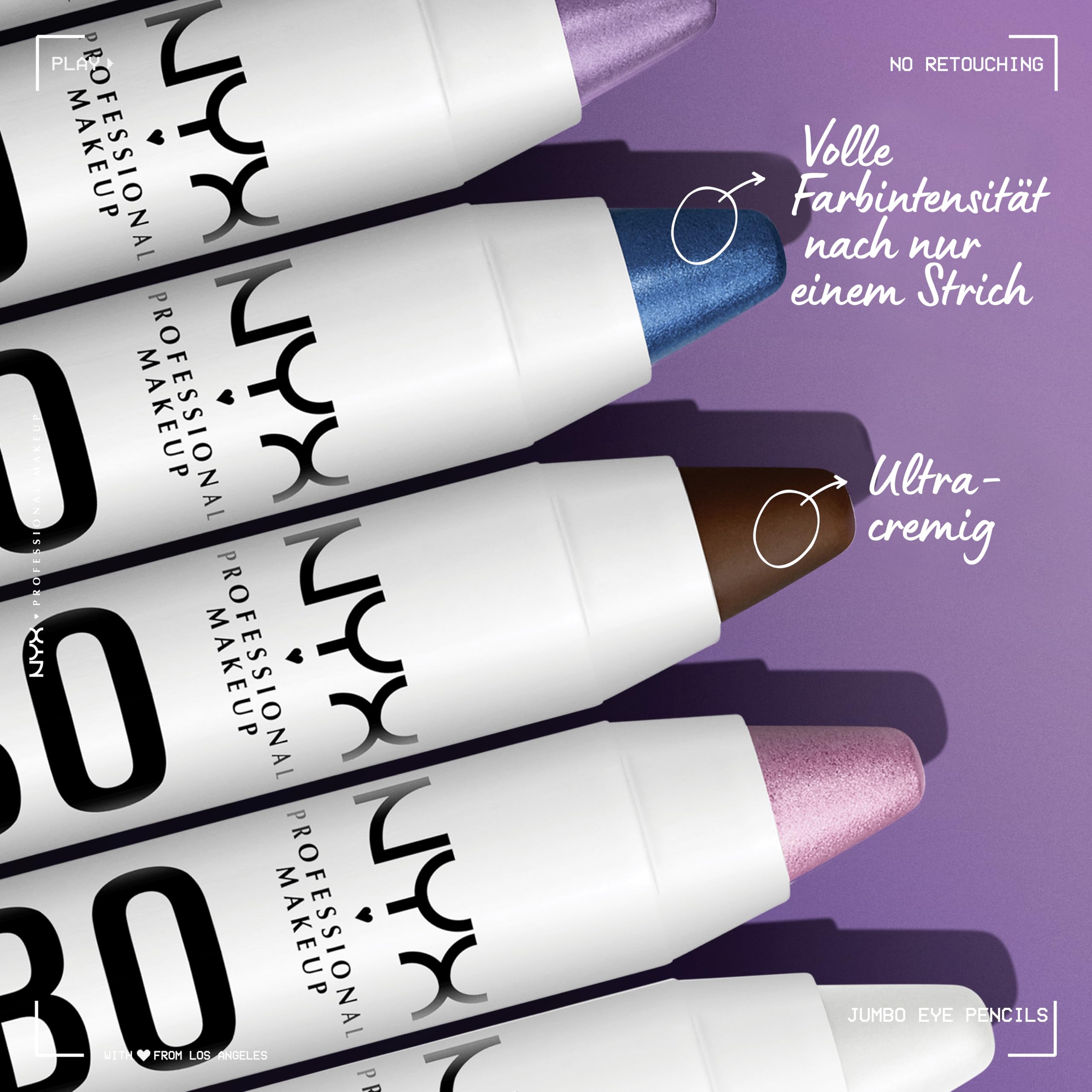 NYX PROFESSIONAL MAKEUP Jumbo Eye Pencil, Blendable Eyeshadow Stick & Eyeliner Pencil - Frappe (Chocolate Brown)