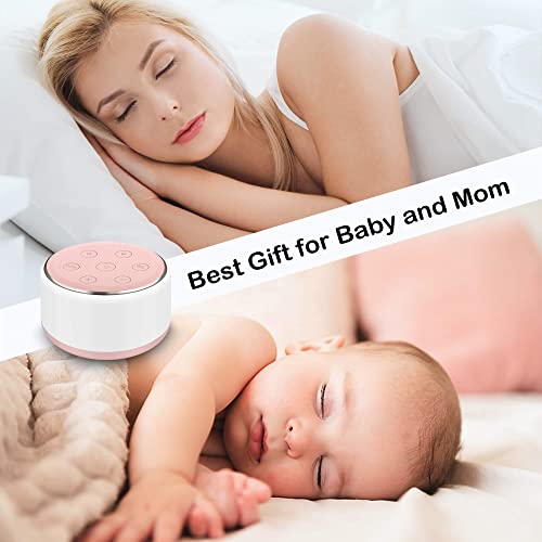 Sound Machine Baby for Sleeping β Portable White Noise Machine for Kids Adults with Night Light, 34 Soothing Noises, USB Rechargeable Sleep Machine for Nursery Lullaby