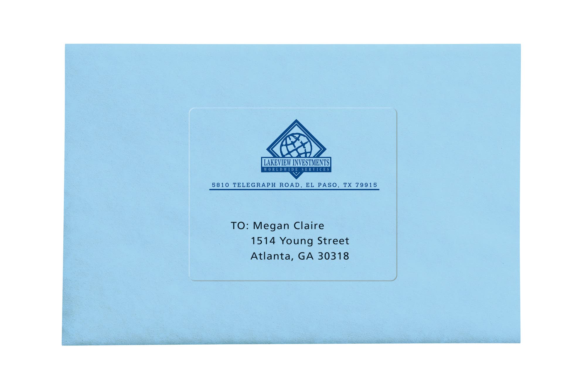 Avery Printable Shipping Labels with Sure Feed, 3-1/3" x 4", Matte Clear, 60 Blank Mailing Labels (18664)