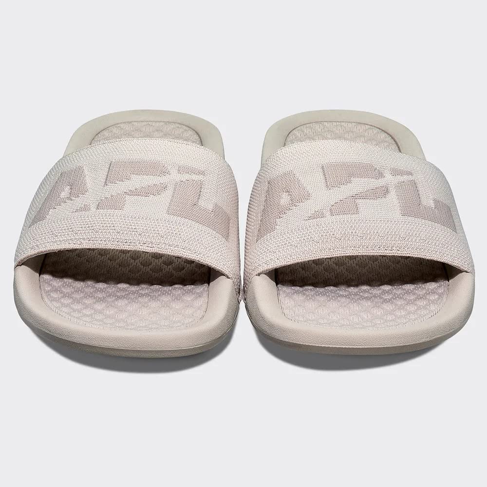 APL: Athletic Propulsion Labs Men's Big Logo Techloom Slide, Clay/Tundra, 10